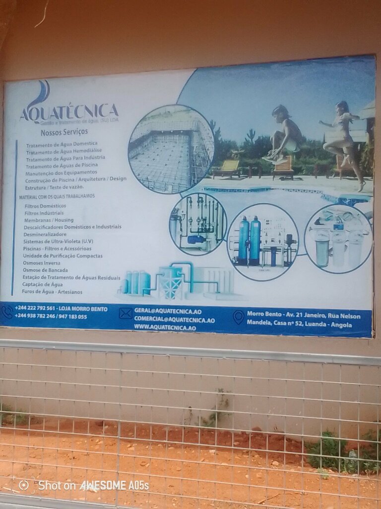 Gaz ekipmanları Água técnica, Loanda, foto