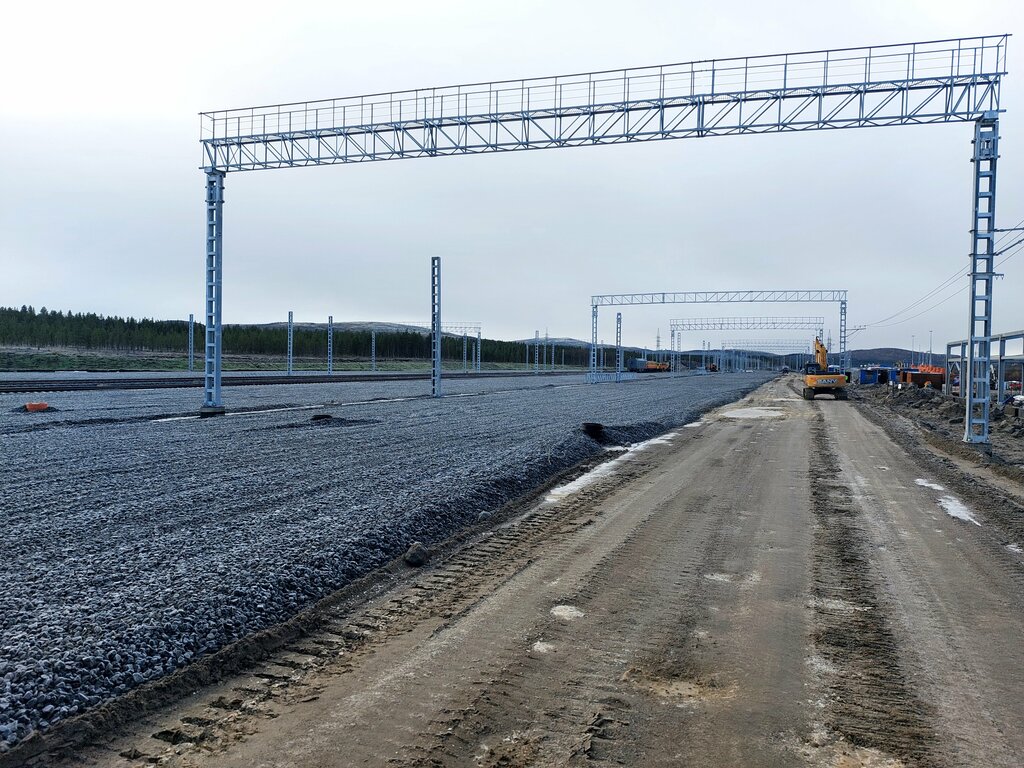 Yük istasyonu станция Лавна, Murmanskaya oblastı, foto