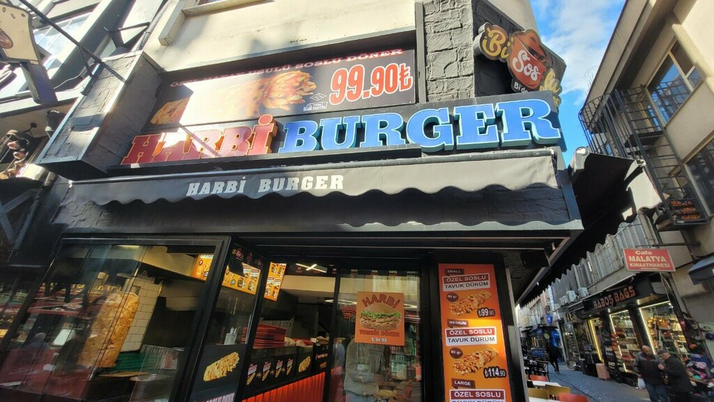 Fast food Harbi Burger, İstanbul, foto