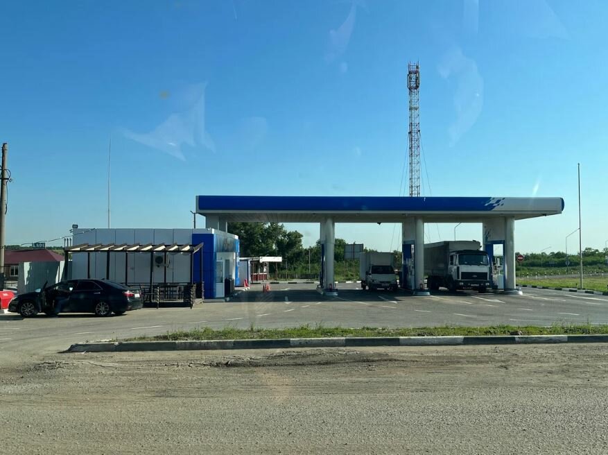 Otogaz dolum istasyonu Gazprom gazomotornoye toplivo, Rostovskaya oblastı, foto
