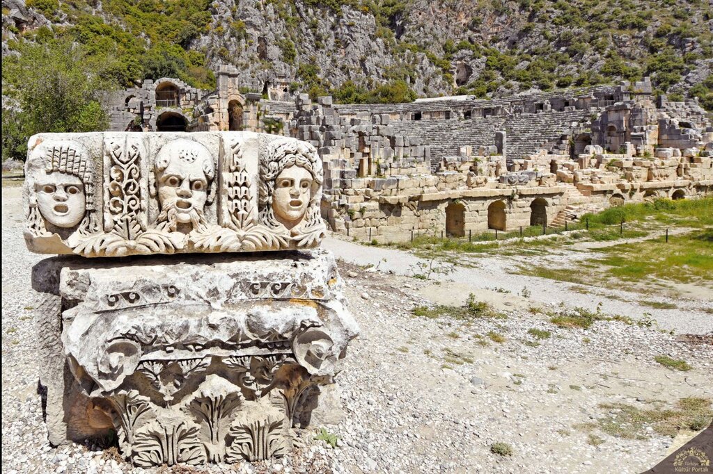 Tiyatrolar Myra Tarihi Tiyatro, Demre, foto