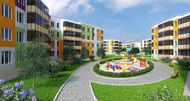 Konut blokları ZhK Azbuka, Saint‑Petersburg ve Leningradskaya oblastı, foto