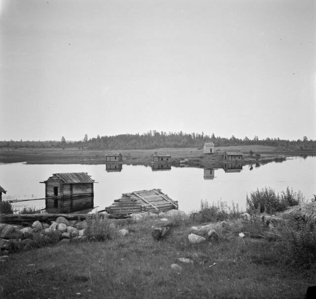 Turistik yerler Мельничный остров, Karelya, foto