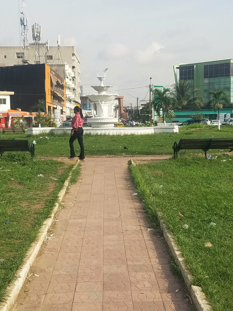Kültür ve eğlence parkları Rond point de la palmeraie palmeraie, Abican, foto