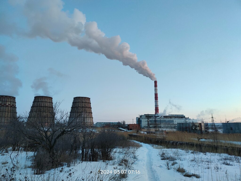 Elektrik santrali Саратовская Тэц-5, Saratovskaya oblastı, foto