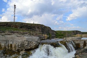 Denisovsky waterfall (Qostanaı oblysy, Denısov aýyly), şelale  Kostanay eyaletinden