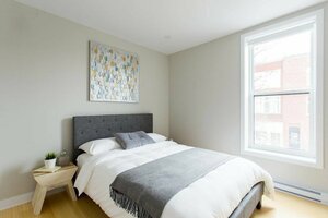 Trendy Little Italy 3 Bedroom Condo (Quebec, Montreal, quartier de Saint-Édouard), otel  Montreal'dan