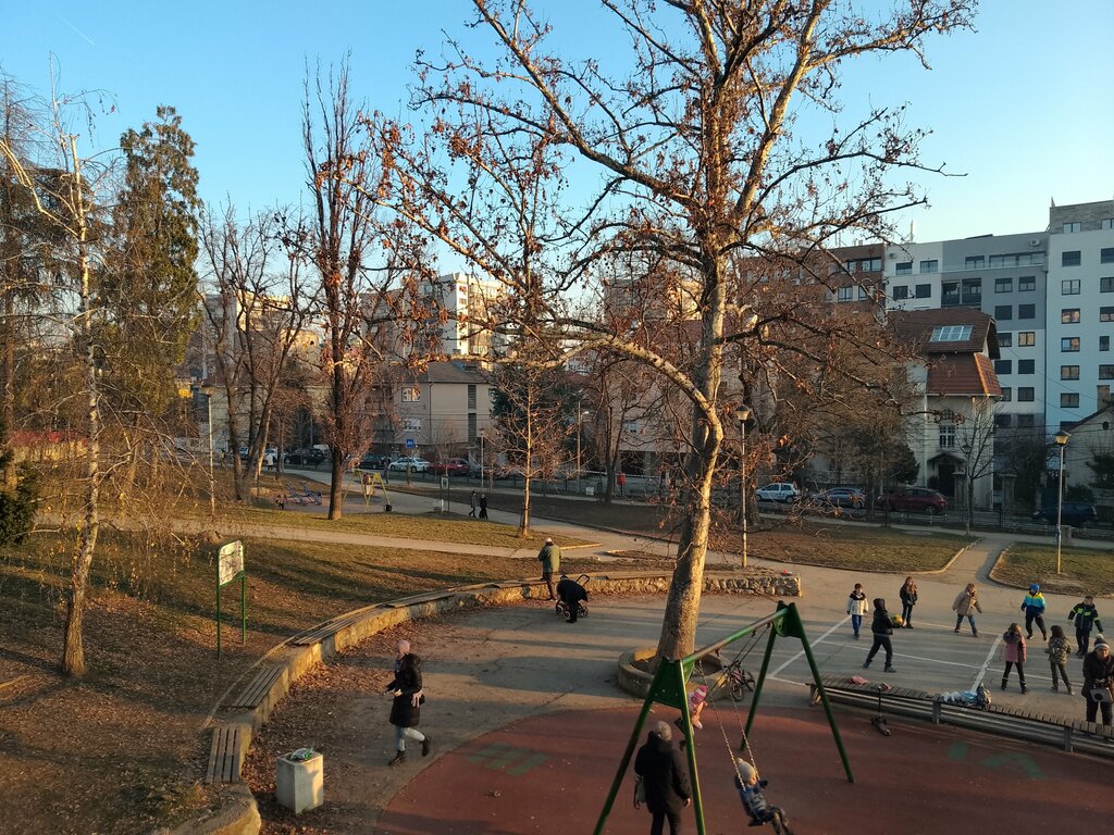 Kültür ve eğlence parkları Neimarski park Park mira Jelena Šantić, Belgrad, foto