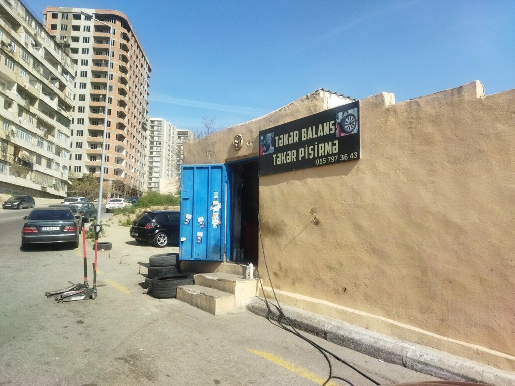 Oto lastik tamiri Təkər Təmiri, Bakü, foto