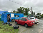 Шиномонтаж (Polevaya ulitsa No:57, posyolok Dombarovskiy), oto lastik tamiri  Orenburgskaya oblastından
