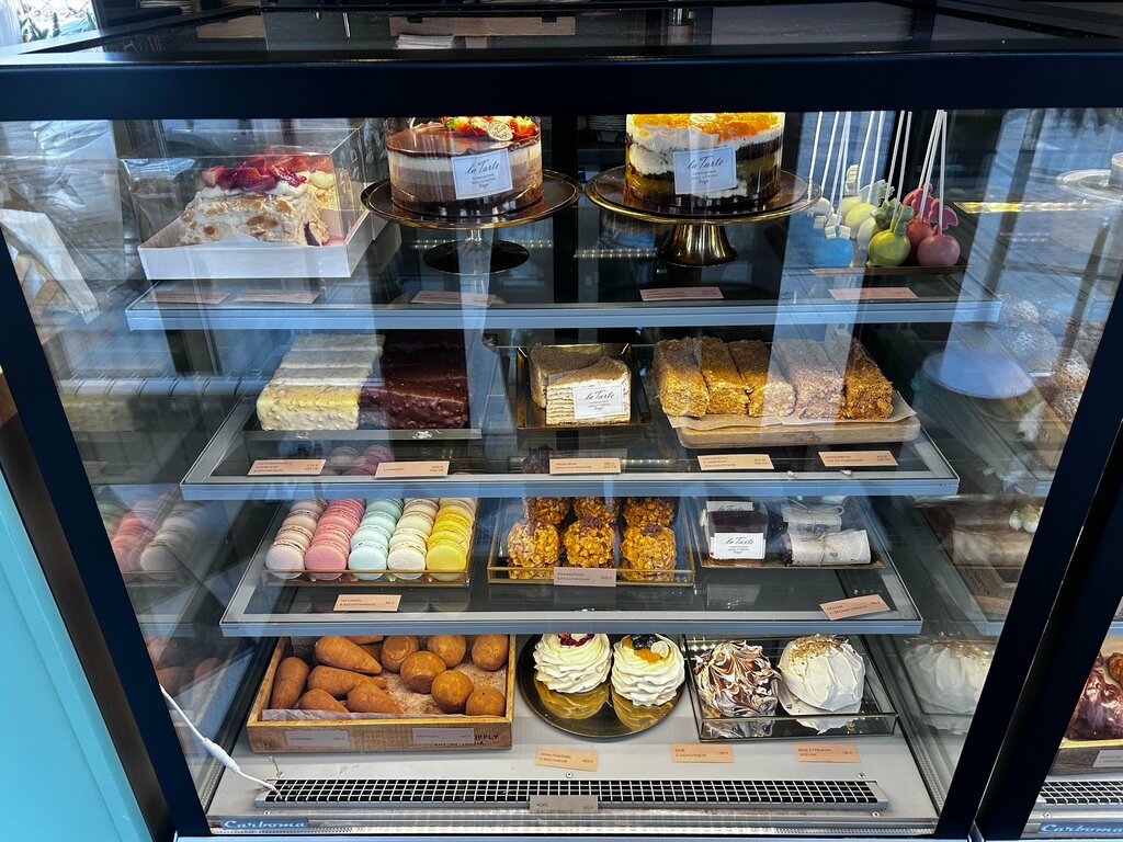 Pasta, şekerleme ve tatlı La Tarte, Irkutsk, foto