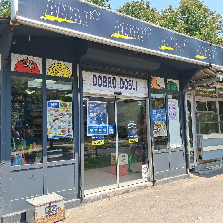 Süpermarket Aman, Belgrad, foto