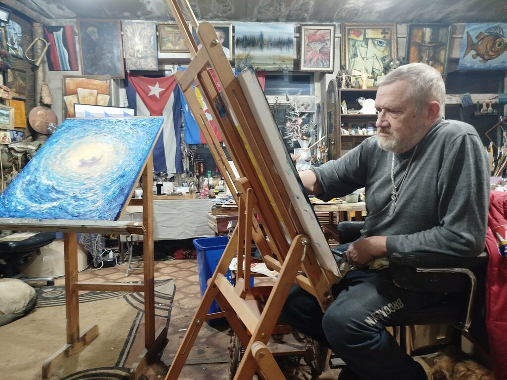 Sanat atölyeleri Kulturny tsentr Serebryany List, Saint‑Petersburg ve Leningradskaya oblastı, foto