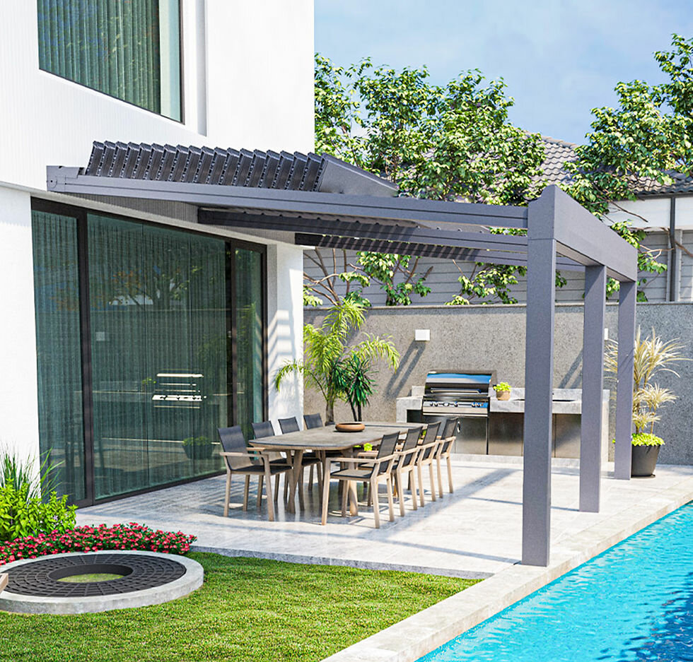 Çerçeve ve çadır yapıları Bilge Pergola, İstanbul, foto