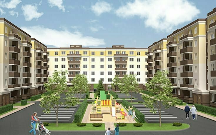 Konut blokları ZhK Tsentralny Ofis prodazh, Zvenigorod, foto