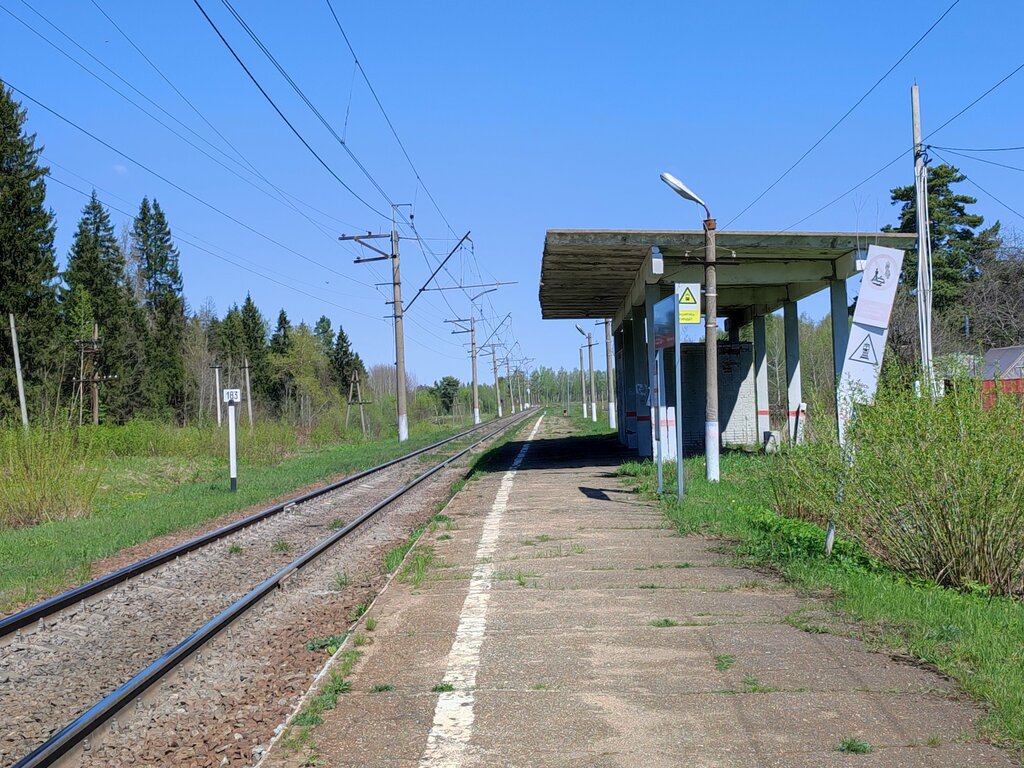 Tren istasyonu остановочный пункт 183 километр, Moskova ve Moskovskaya oblastı, foto