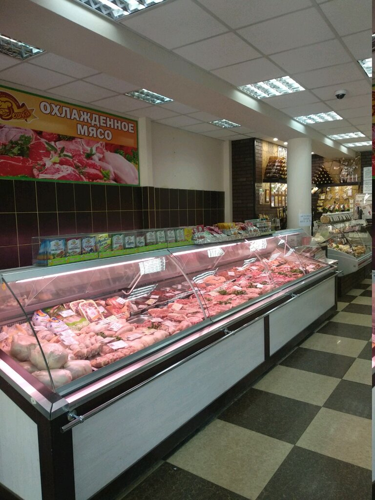 Kasap, şarküteri Svezheye myaso, Moskova, foto