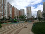Playground (Moscow, Novomoskovskiy Administrative Okrug, Filimonkovskiy District, Moskovskiy, mikrorayon Pervy Moskovskiy), oyun alanı  Moskovski'den