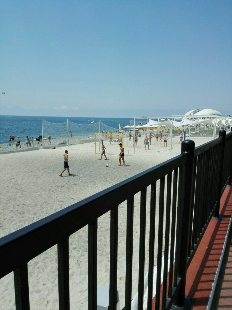 Spor alanı Площадка для пляжного волейбола футбола, Krasnodarski krayı, foto