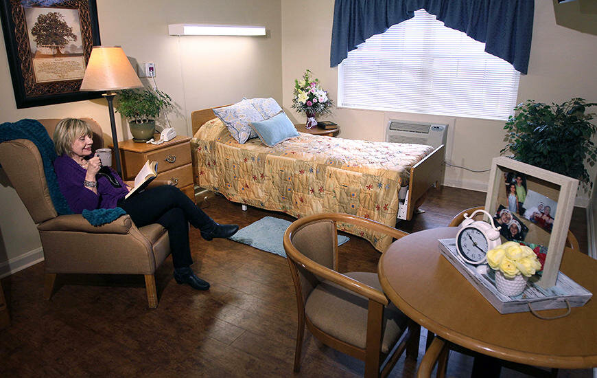 Huzurevi, bakımevi Rosewalk Village of Lafayette, İndiana Eyaleti, foto