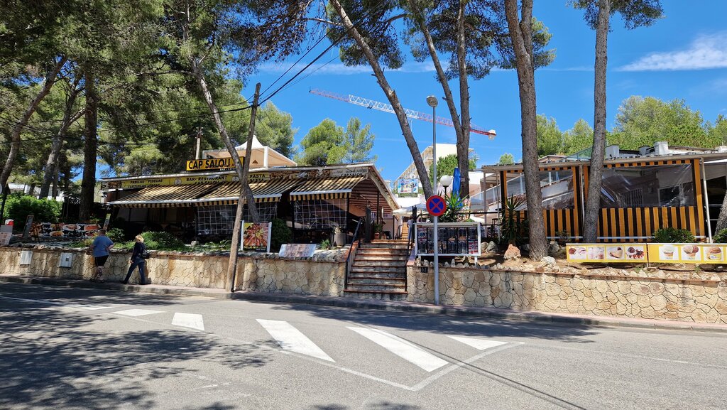 Kafe Cap Salou, Katalonya, foto