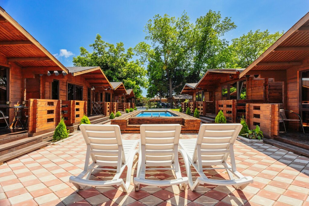Resort oteller, tesisler Эко-комплекс Ельмира, Gagra Bölgesi, foto