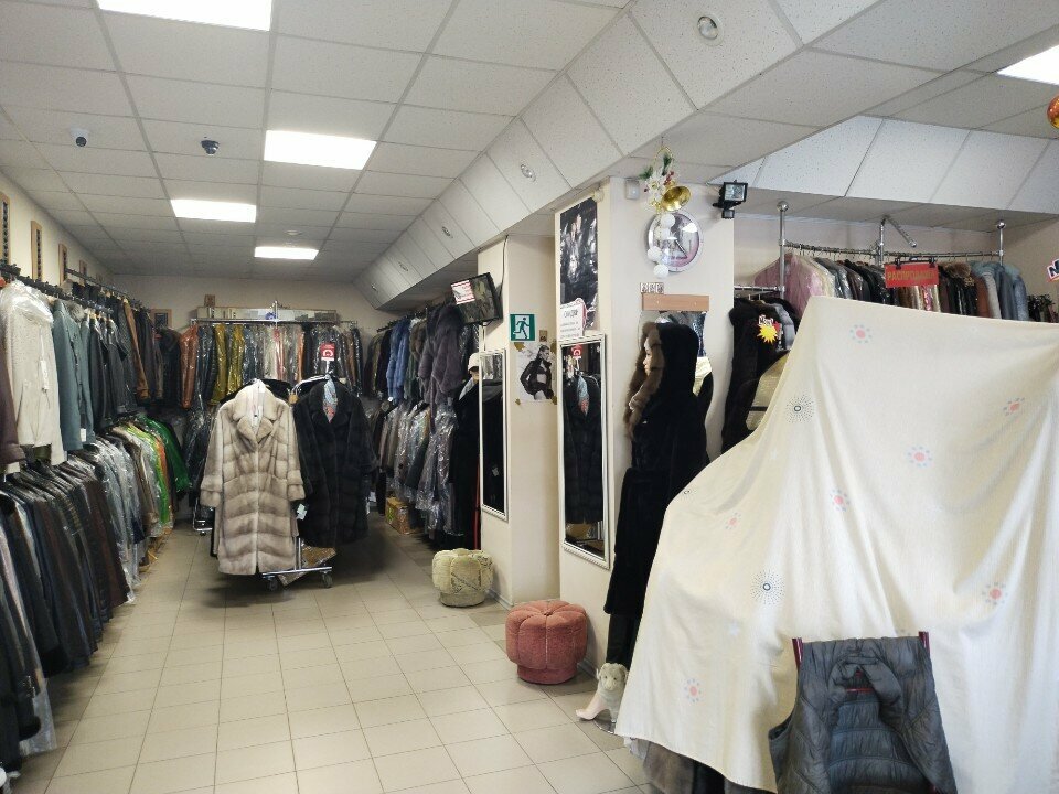 Kürk ve deri giyim mağazaları Magazin Bogema, Kaluga, foto