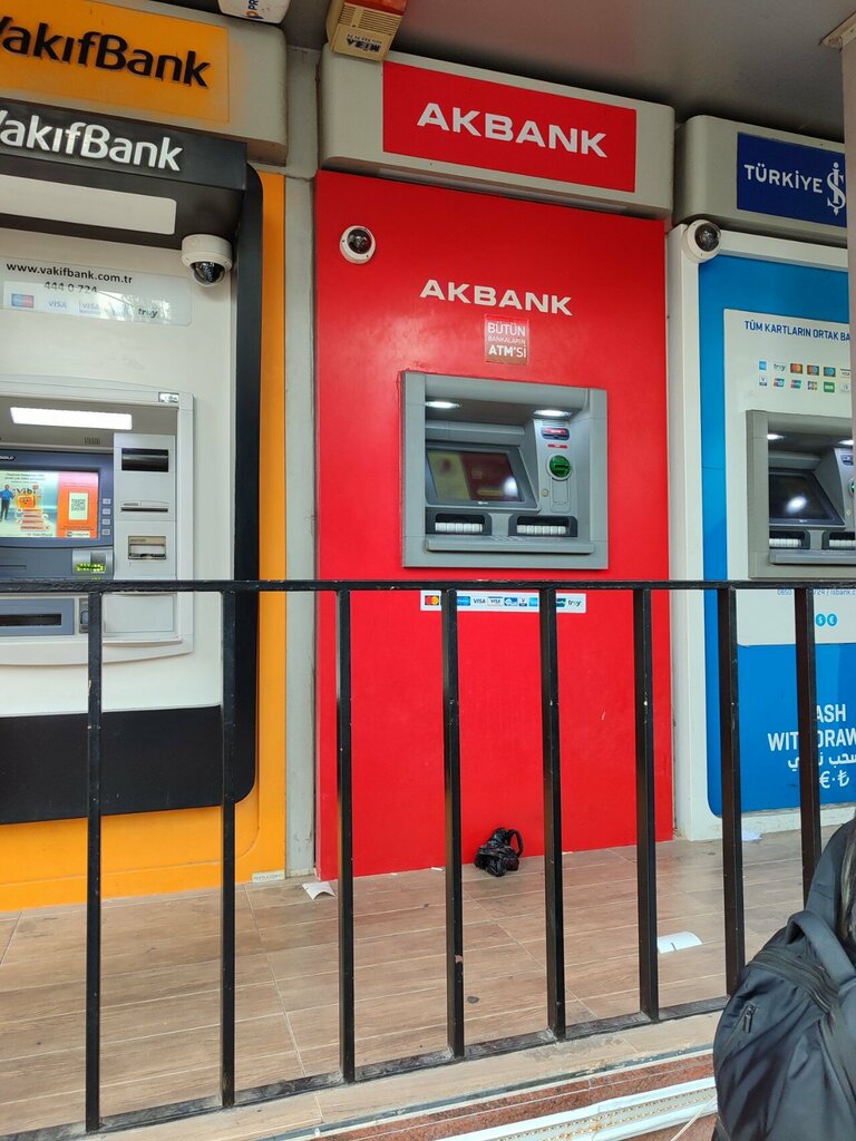 ATM'ler Akbank ATM, İstanbul, foto