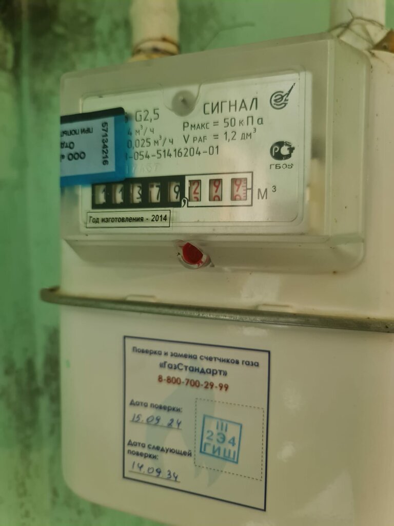 Sayaçlar ve ölçüm cihazları GazStandart, Riazan, foto