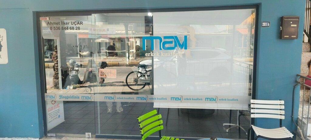 Kuaförler Mavi Erkek Kuaförü, Fethiye, foto