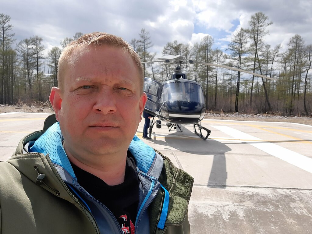 Helikopter pisti вертолётная площадка Хиагда, Buriatya, foto