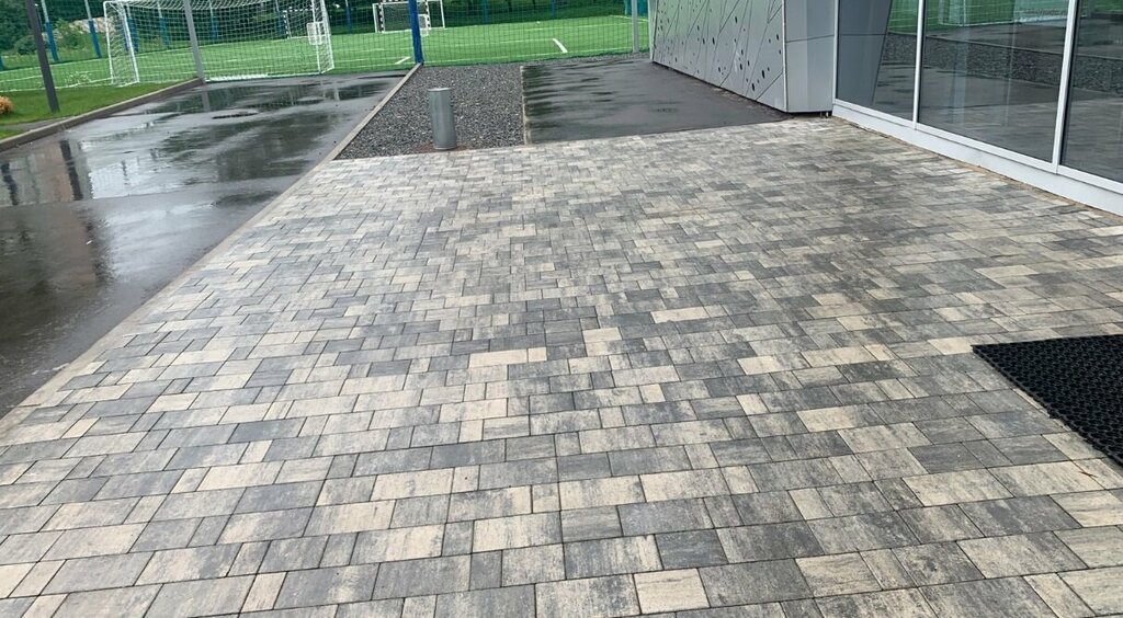 Kaldırım taşları Завод Звездный, филиал, Kotelniki, foto