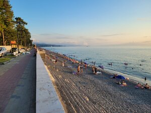 Kobuleti Beach (Autonomous Republic of Adjara, Kobuleti), plaj  Kabuletti'den