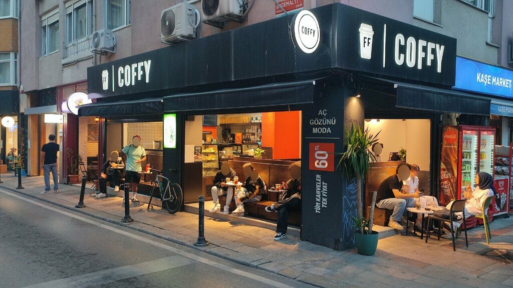 Kahve dükkanları Coffy Moda, İstanbul, foto