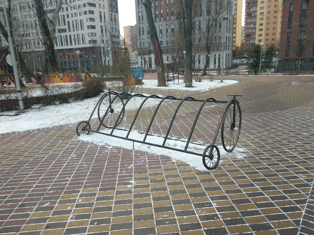 Bisiklet park yerleri Bicycle parking, Moskova, foto