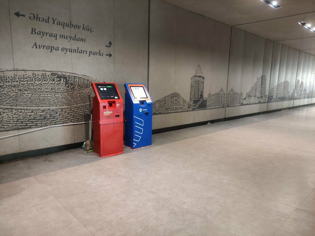 Ödeme terminali Mpay, Bakü, foto