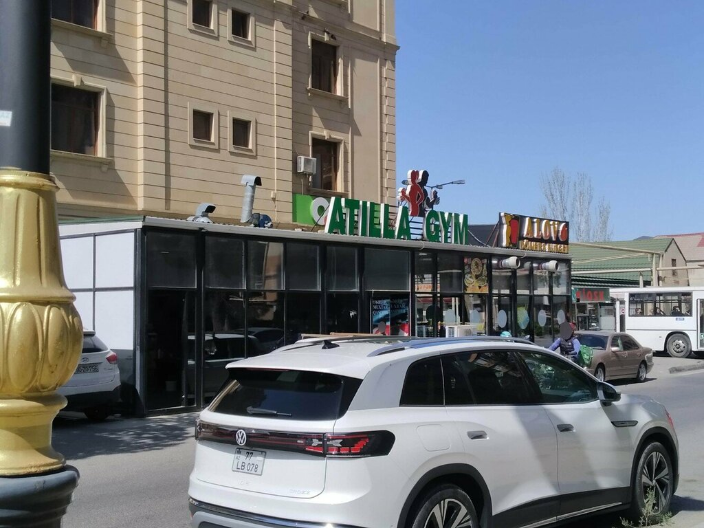 Fast food Alov doner burger, Bakü, foto