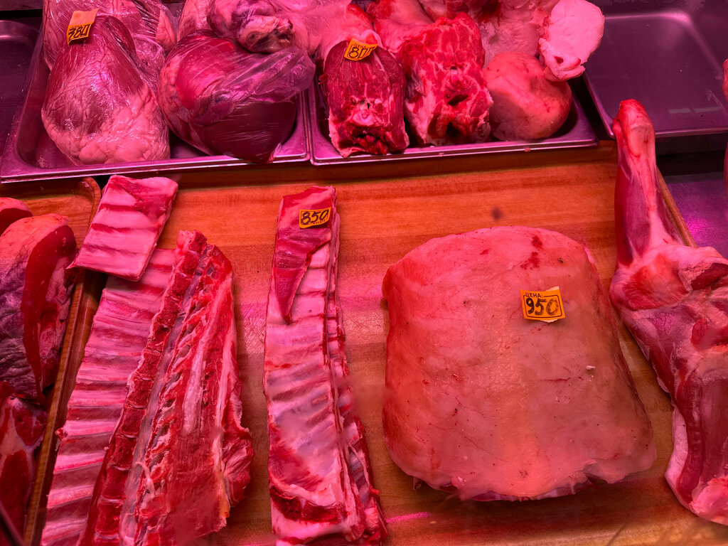 Kasap, şarküteri Мясо, Moskova, foto