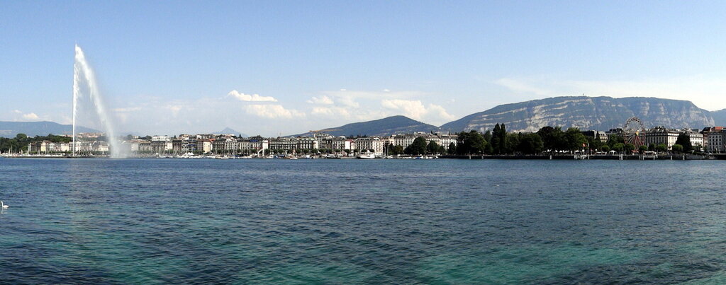 Çeşme Jet d'Eau de Genève, Cenova, foto