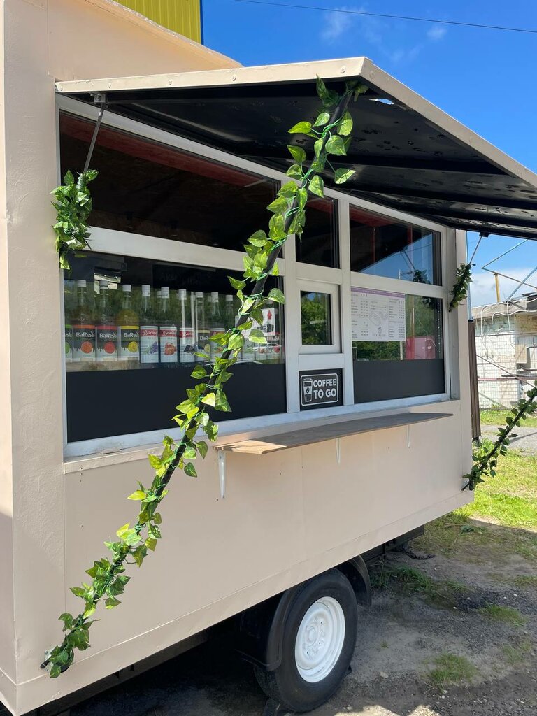 Kahve dükkanları Double Cup Coffee, Vladimirskaya oblastı, foto