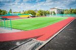 Футбольное поле (Voronezh Region, Novovoronezh, 4-y mikrorayon), spor alanı  Novovoronej'den