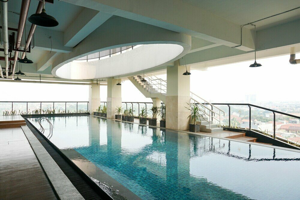 Otel Modern 1br Apartment at Atlanta Residence, Depok, foto
