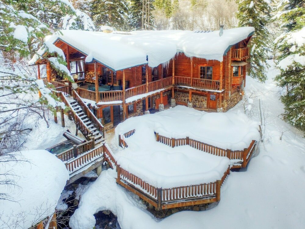 Otel Cottage on the Stream, Utah, foto