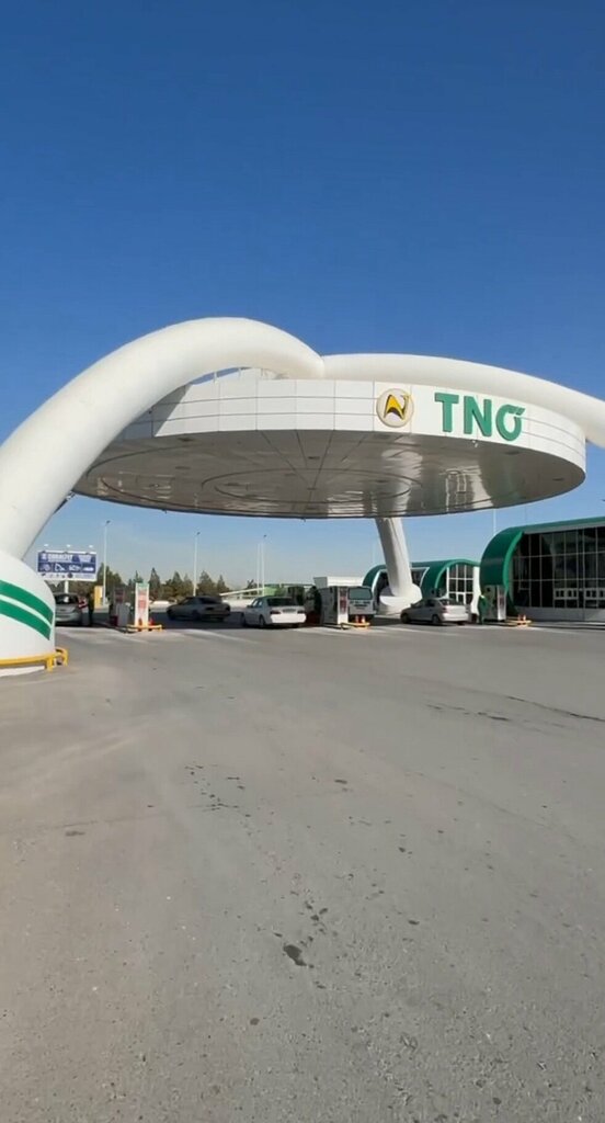 Benzin istasyonu Gas station, Aşkabat, foto