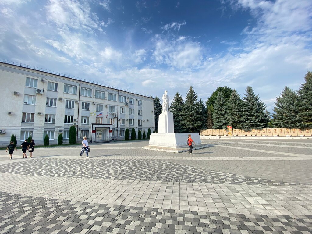 Anıt, heykel В.И. Ленин, Stavropolski krayı, foto