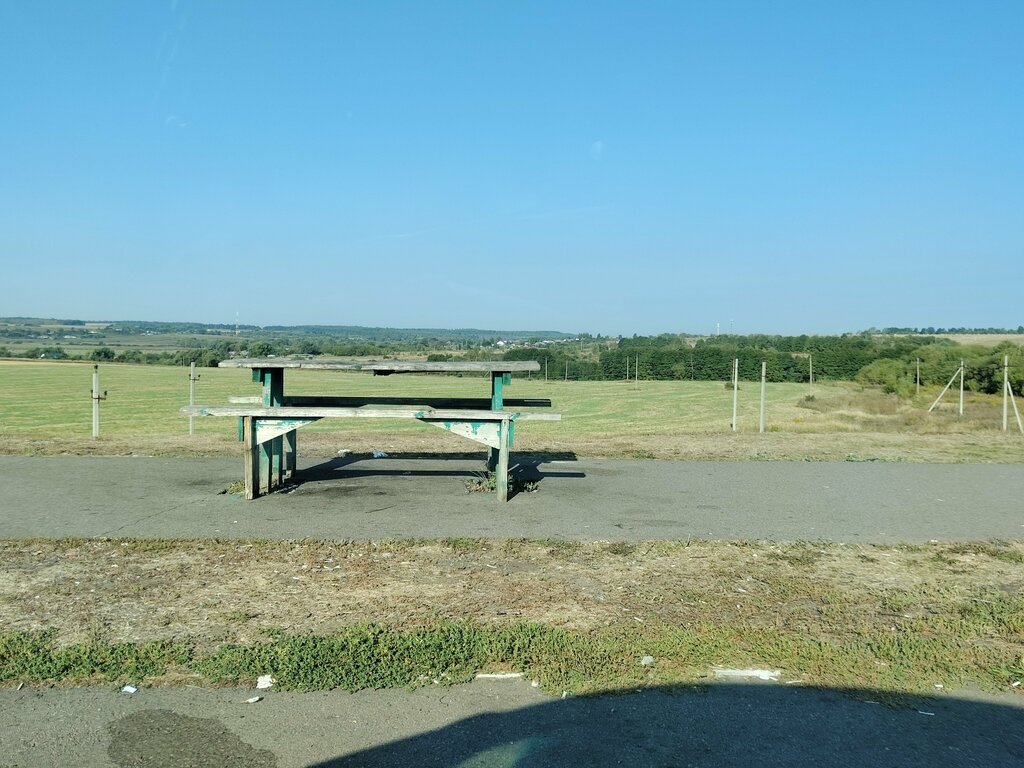 Yol kenarı dinlenme alanı Придорожная зона отдыха, Tulskaya oblastı, foto