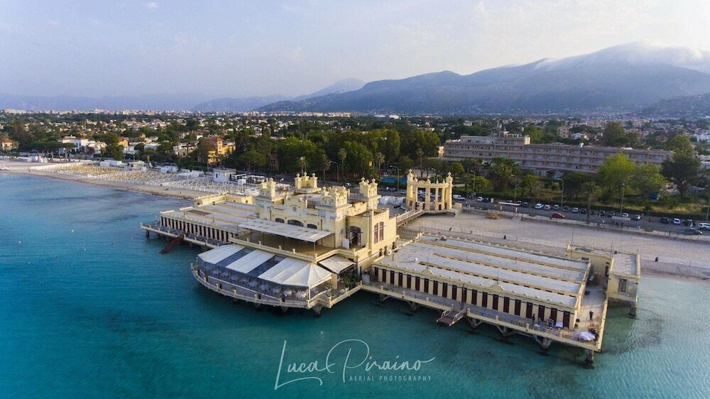 Otel Home Beach Mondello Galatea, Sicilya, foto