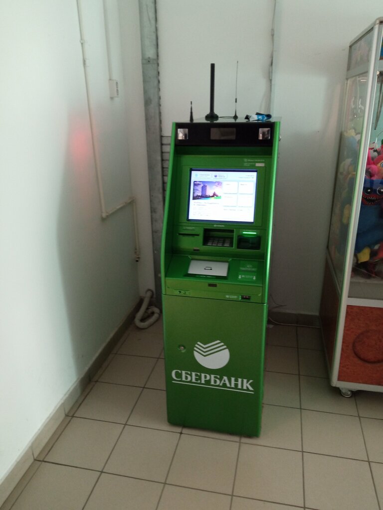 ATM'ler Sberbank Rossii, bankomat, Omsk, foto