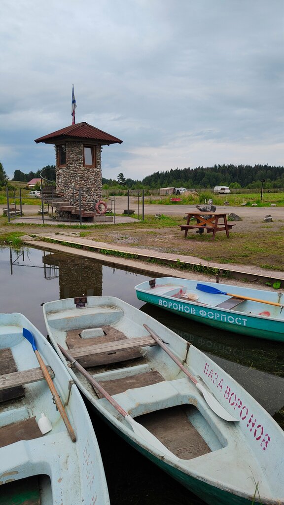 Kamp alanları Воронов-Форпост, автокемпинг, Karelya, foto