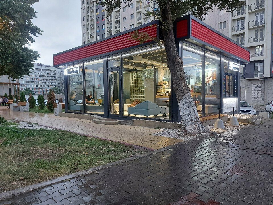 Kahve dükkanları Textura, Makhachkala, foto